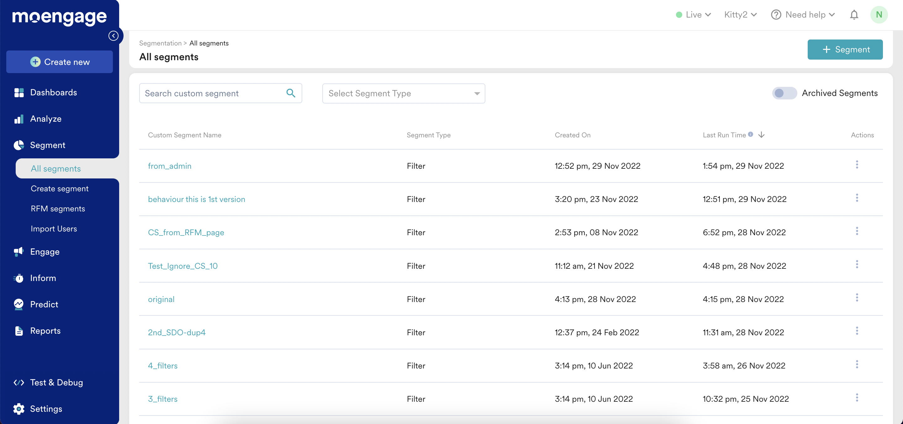 All Segments – User Guide
