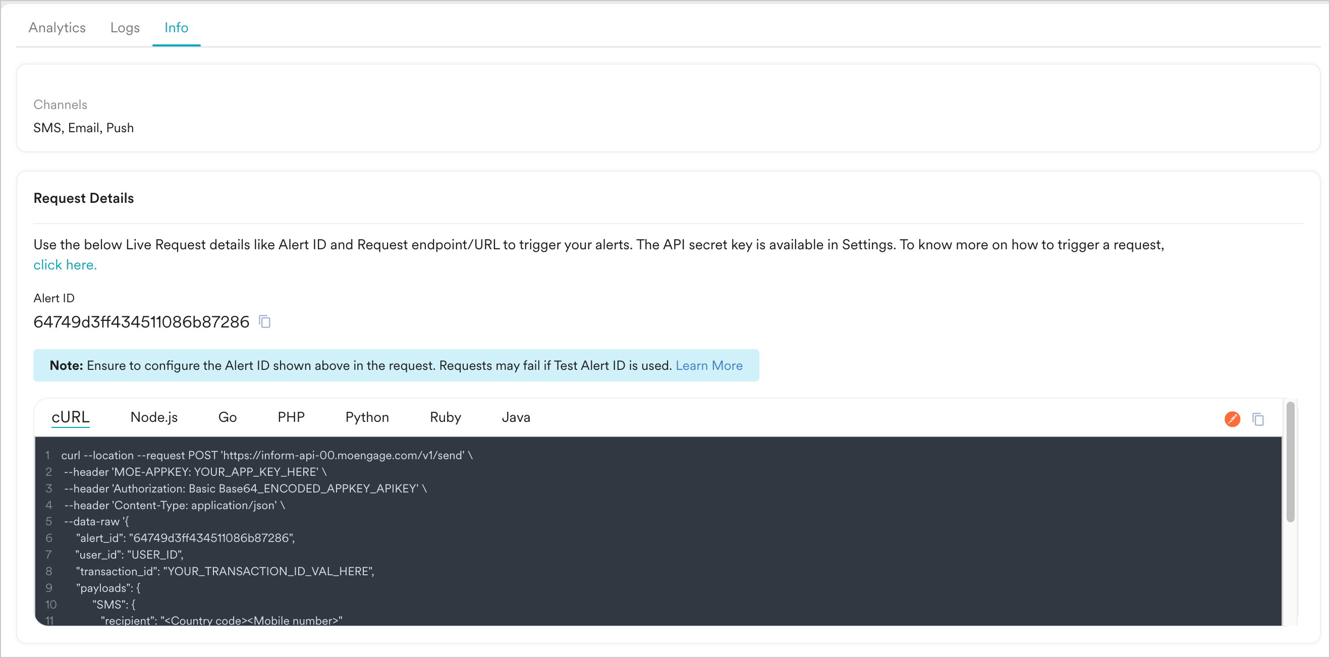 Alert Info – User Guide