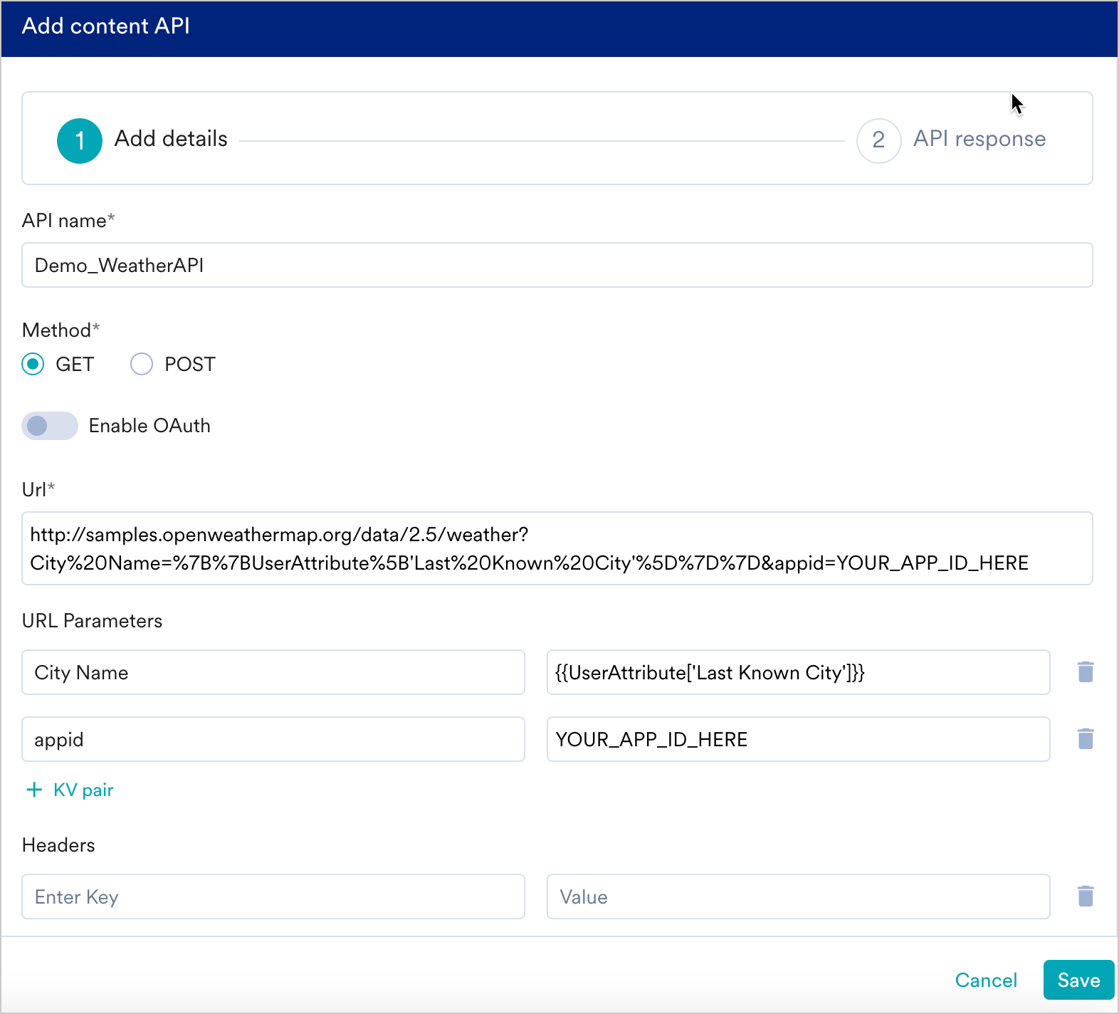 Content APIs – User Guide