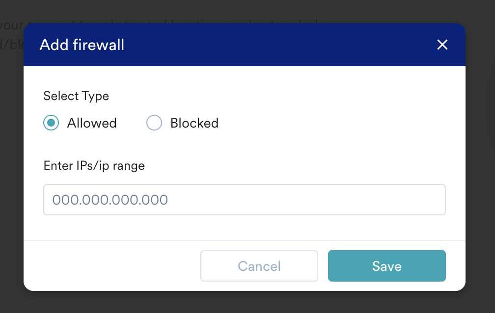 Firewall – User Guide