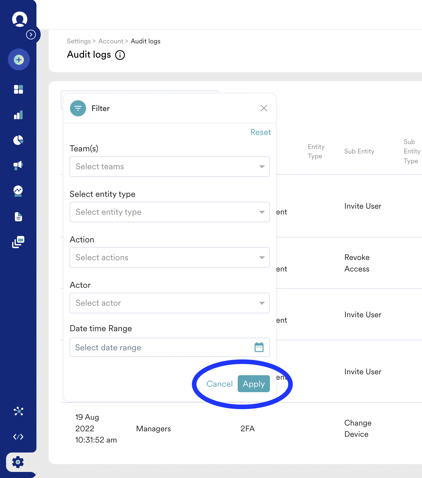 Audit Logs – User Guide